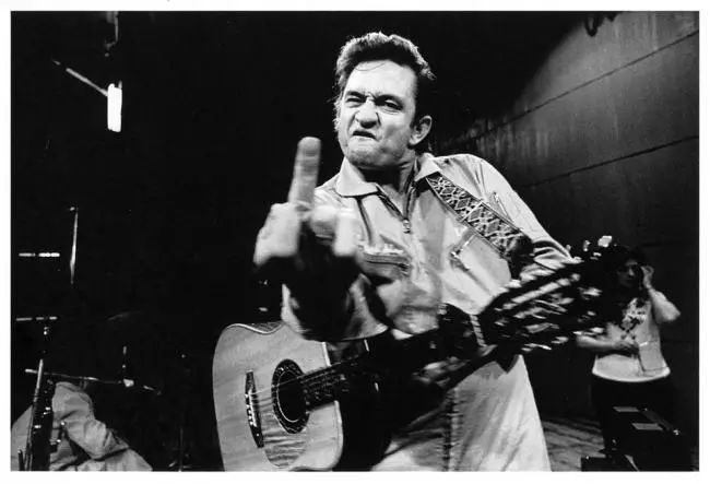 Johnny Cash by San Quentin