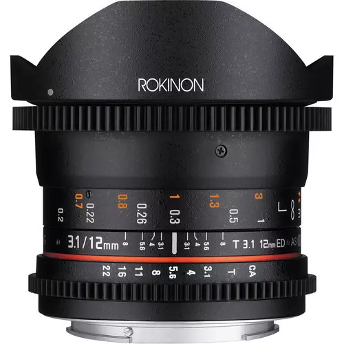 Rokinon 12mm T3 1 Ed Fel Pe Ncs Umc Cine Ds Fisheye Lens 2