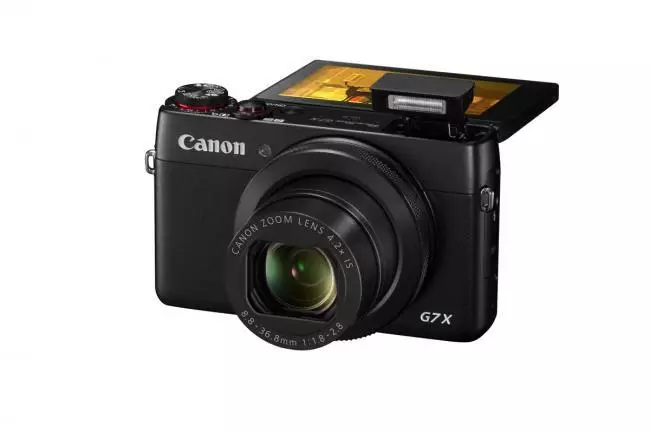 Canon PowerShot G7 X, bir dýuým datçik bilen ykjam