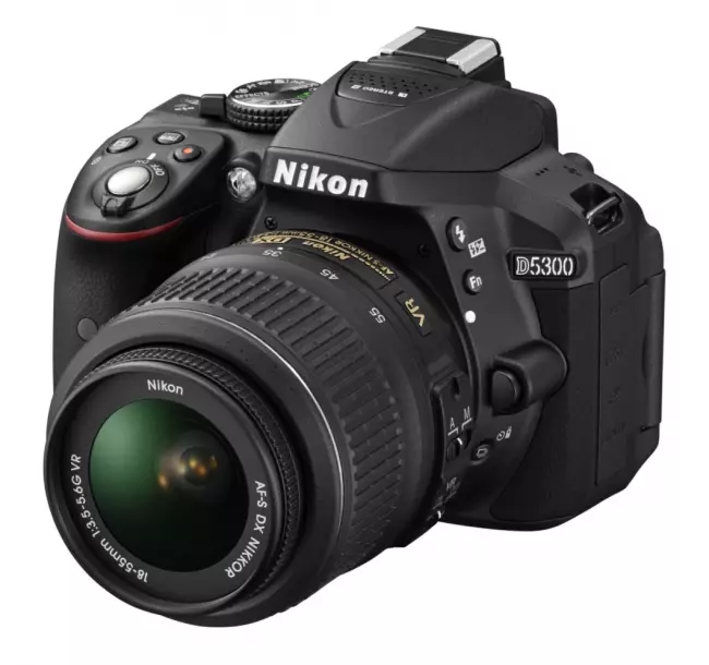 Nikon D5300 ඉදිරිපස