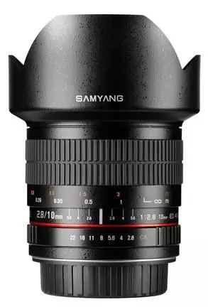Širokoúhlý objektiv Samyang 10 mm f/2,8