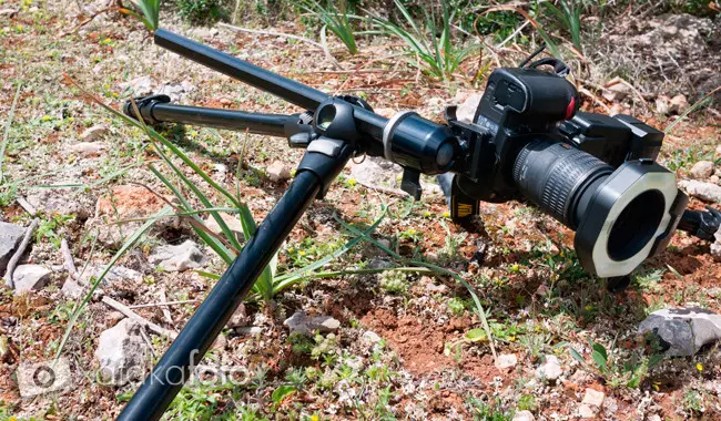 makro fotoğrafçılık için tripod