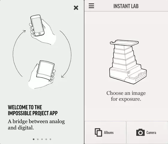 Instant Lab, Impossible Project тарабынан, iPhone үчүн көчмө иштеп чыгуу лабораториясы