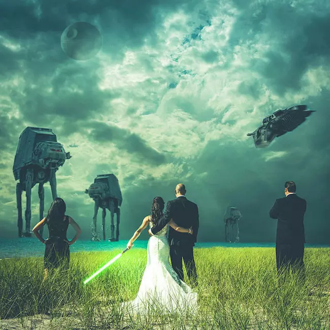 science fiction-bröllop