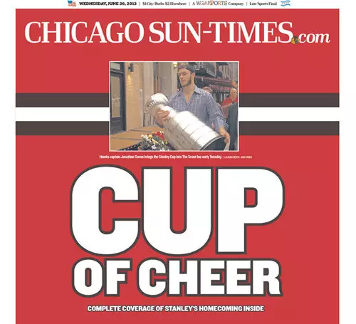 Chicago Sun-Times na-amalite ịhụ nsonaazụ nke enweghị ndị na-ese foto ọkachamara